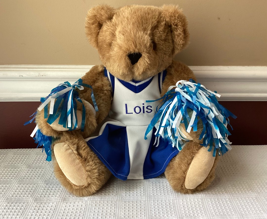 Vermont Teddy Bear Company “lois” Cheerleader Teddy Bear, 15 3/4" Tall ...
