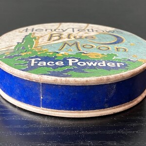 Rare Antique Henry Tetlow’s Blue Moon Face Powder, Brunette, (full) - Etsy