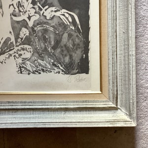 VTG Bernard Reder Wood Cut, Portrait of Marie Antoinette, Hand Signed ...