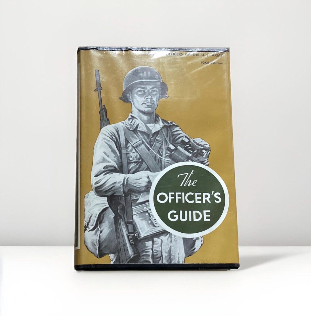 The OFFICER'S GUIDE Military Book, 1964 Hard Cover With Dust Jacket - Etsy