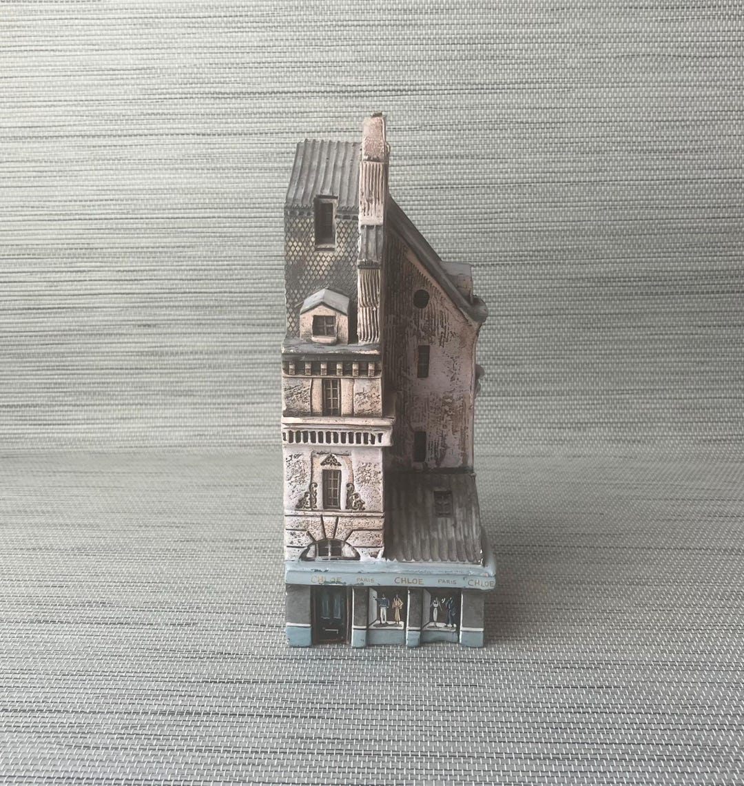 Vintage Gault France Miniature House/ Building Figurine, Chloe Paris, 6 ...