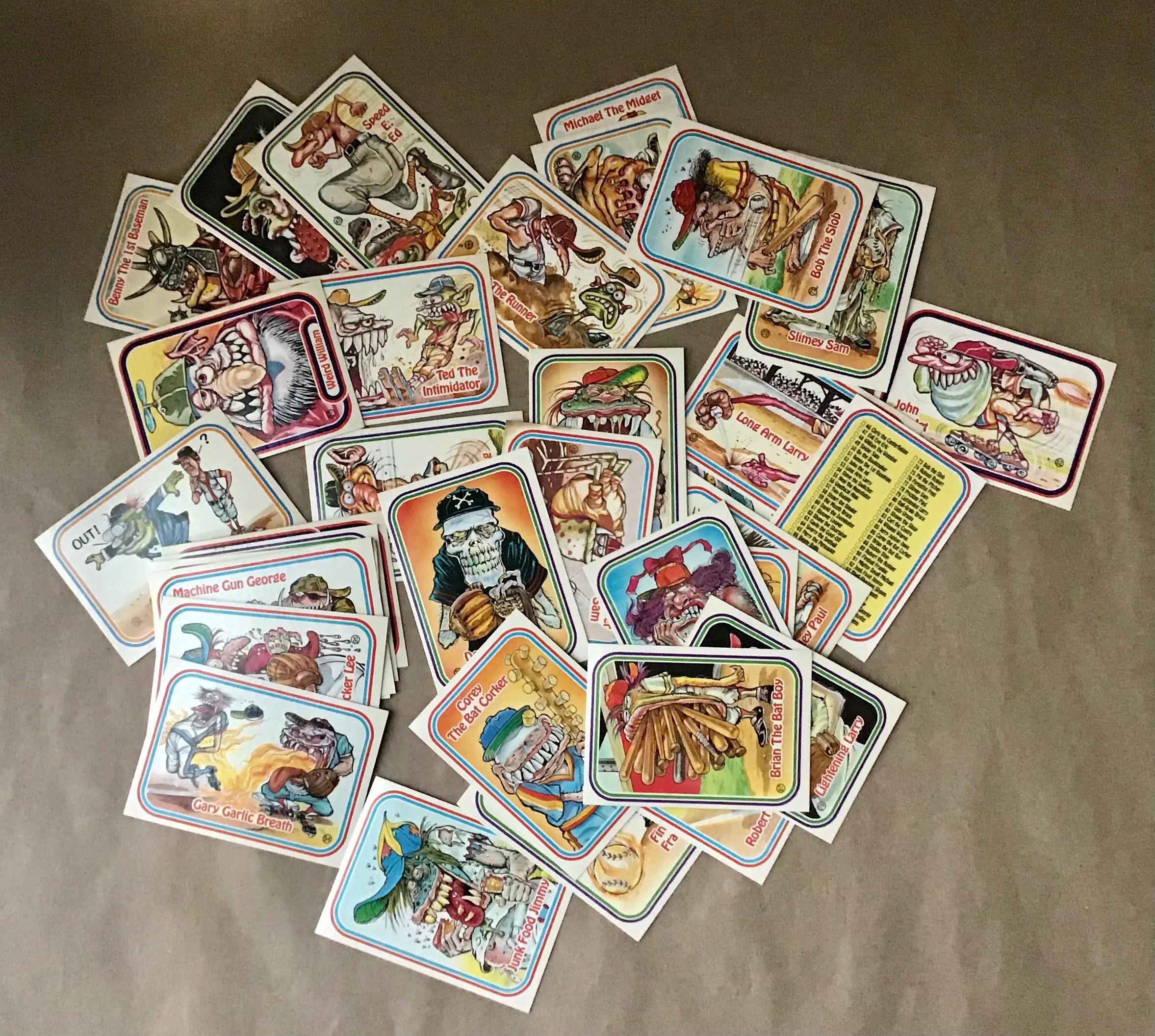 Lot Of 102 Trading Cards Wild Card 1st edition and Awesome | Etsy