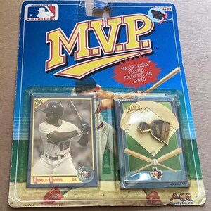 Vintage MLB M.V.P. Major League Players Collector Player Card With Pin ...