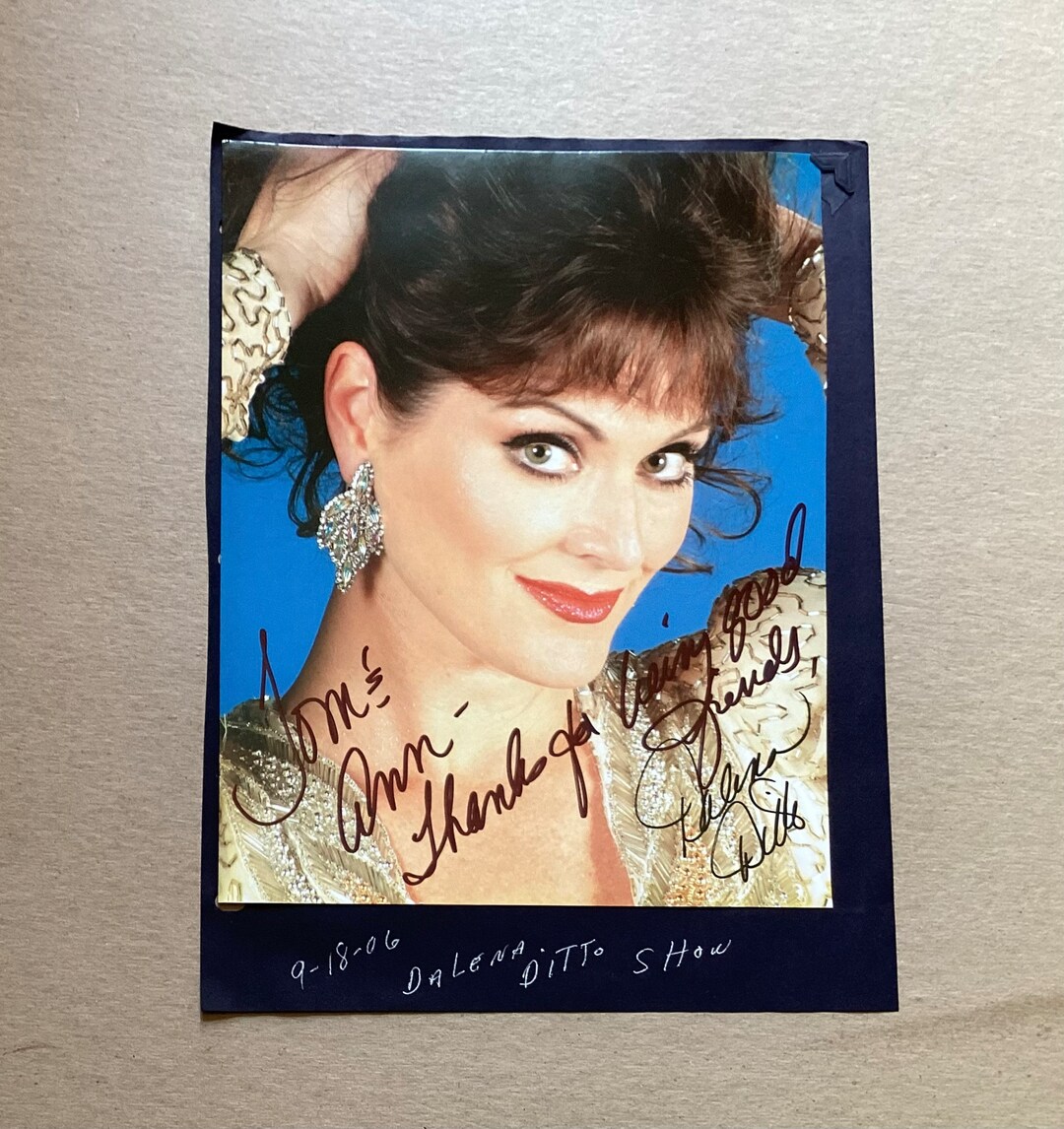 Dalena Ditto Singer / Artist Show Branson Photo Autograph - Etsy