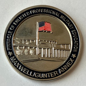 US Air Force Senior NCO Academy Maxwell/ Gunter Annex Challenge Coin - Etsy