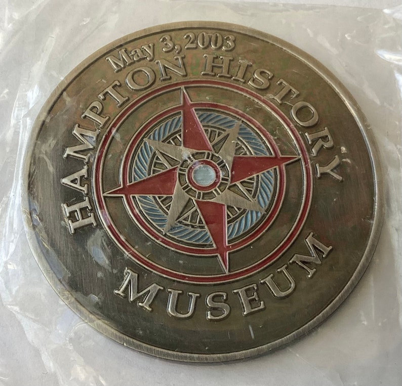 Hampton History Museum Medal Commemorating the Opening May 3 - Etsy
