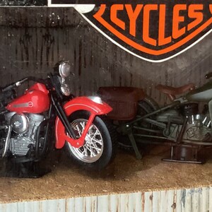 VTG Harley-davidson Motor Cycles Die Cast Collection 1:18 Meisto in Box ...