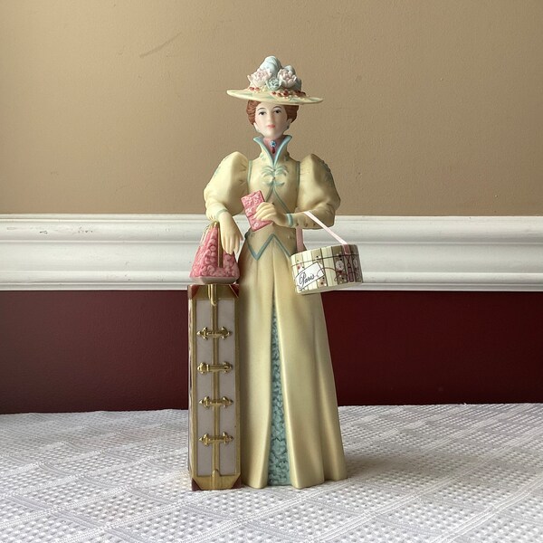 Porcelain Lady Figurines - Etsy