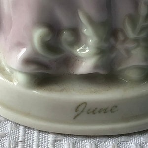 Vintage Russ “june” Porcelain Figurine, Girl Angel With Flowers - Etsy