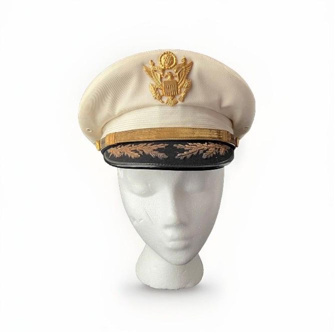 Vintage US Army Uniform Field Grade Hat, Lancaster, Size: 7, Army ...