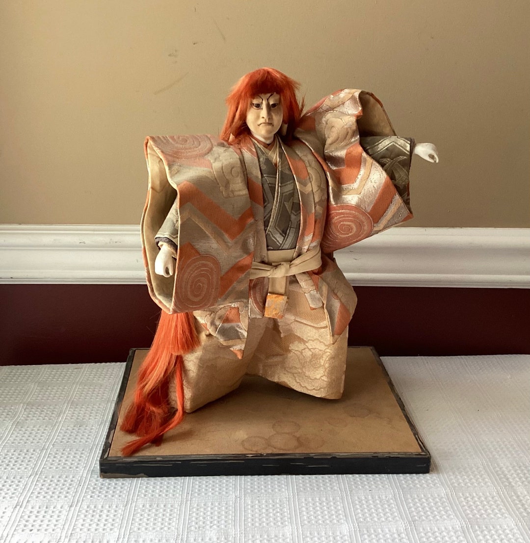 Antique Meiji Era Japanese Hoso-ningyo Doll, Large 14" Tall - Etsy