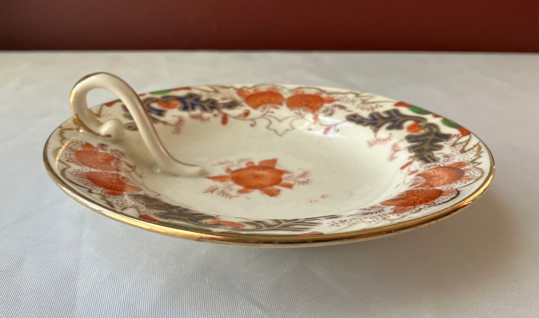Antique Japanese Moriyama Mori-machi Hand Painted Porcelain Nappy Dish ...