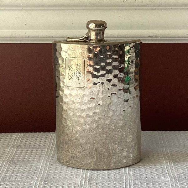 Silver Flask - Etsy