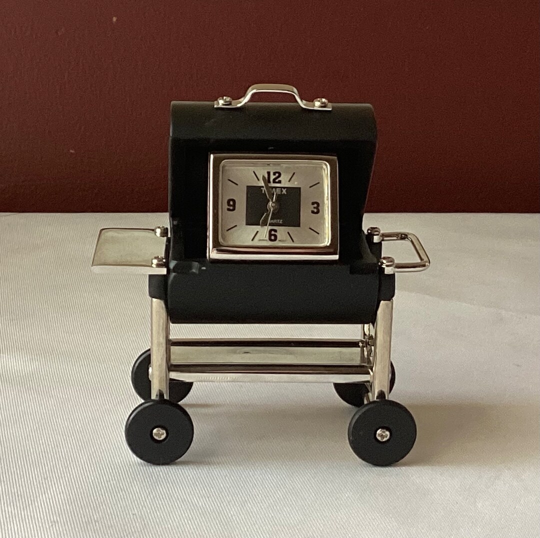 Miniature Timex Clock Barbeque-shape Quartz Japan Movement - Etsy