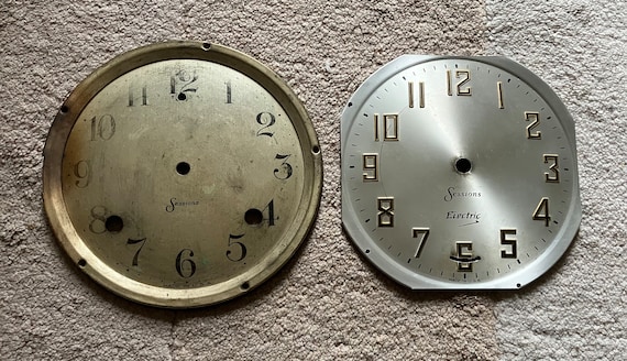 Lot of 2 VTG Sessions Clock Faces/ Clock Parts Made in USA - Etsy