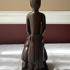 Vintage African Wooden Statue of a Drummer, 10” Tall - Etsy