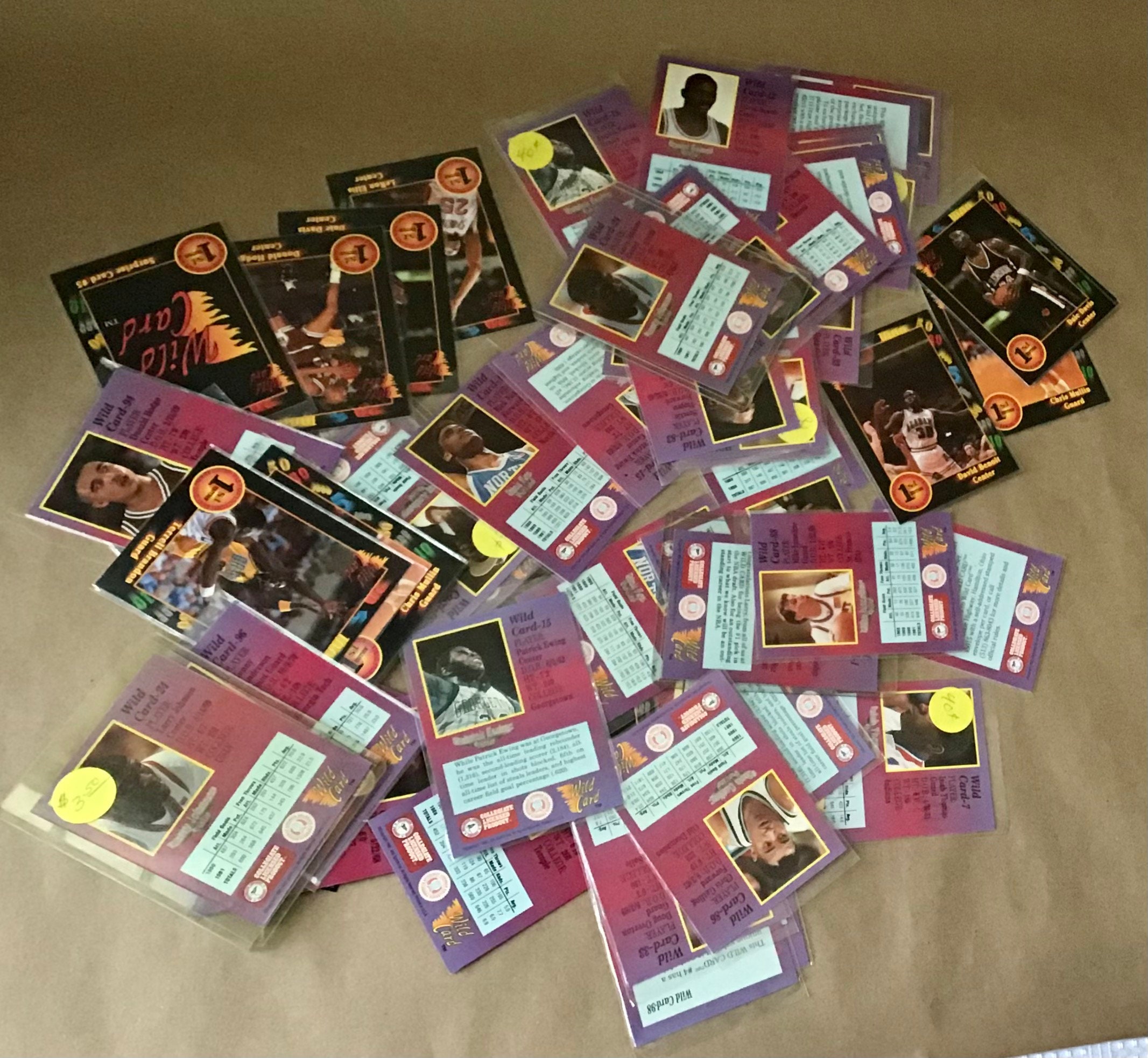 Lot Of 102 Trading Cards Wild Card 1st edition and Awesome | Etsy