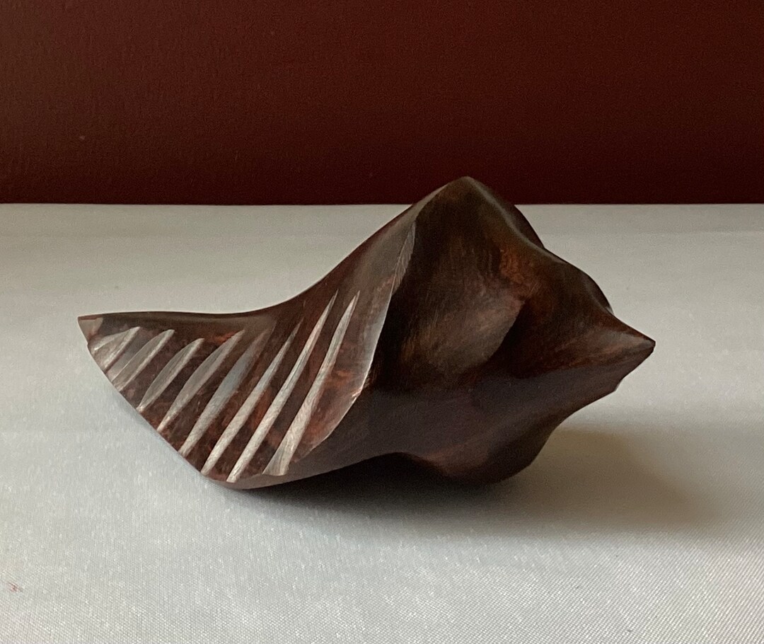 Vintage Carved Wooden Seashell Figurine, Unmarked, 5 1/2" Long - Etsy