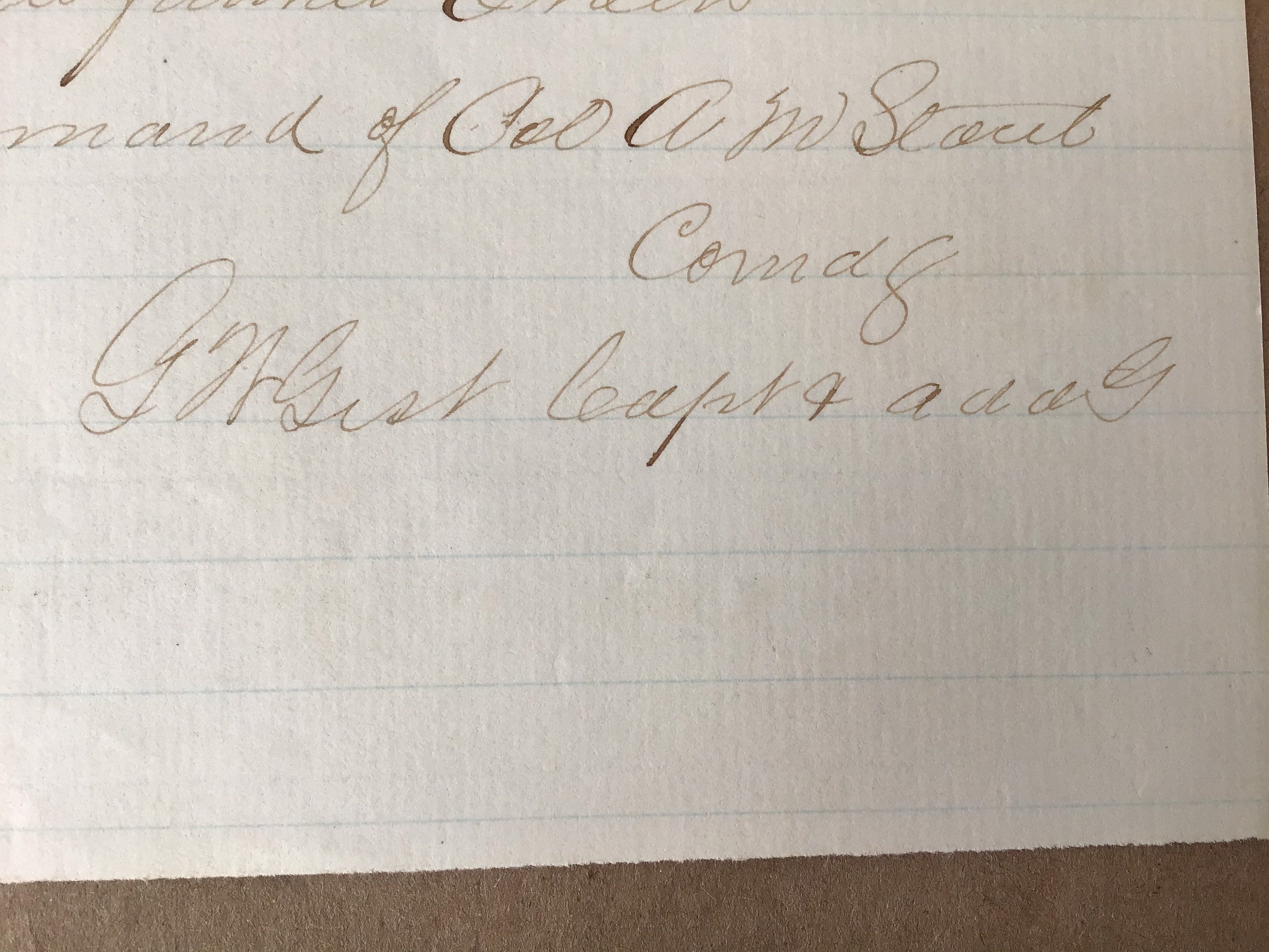 Civil War Hand Written Letter 1864 Embossed Watermark Head | Etsy