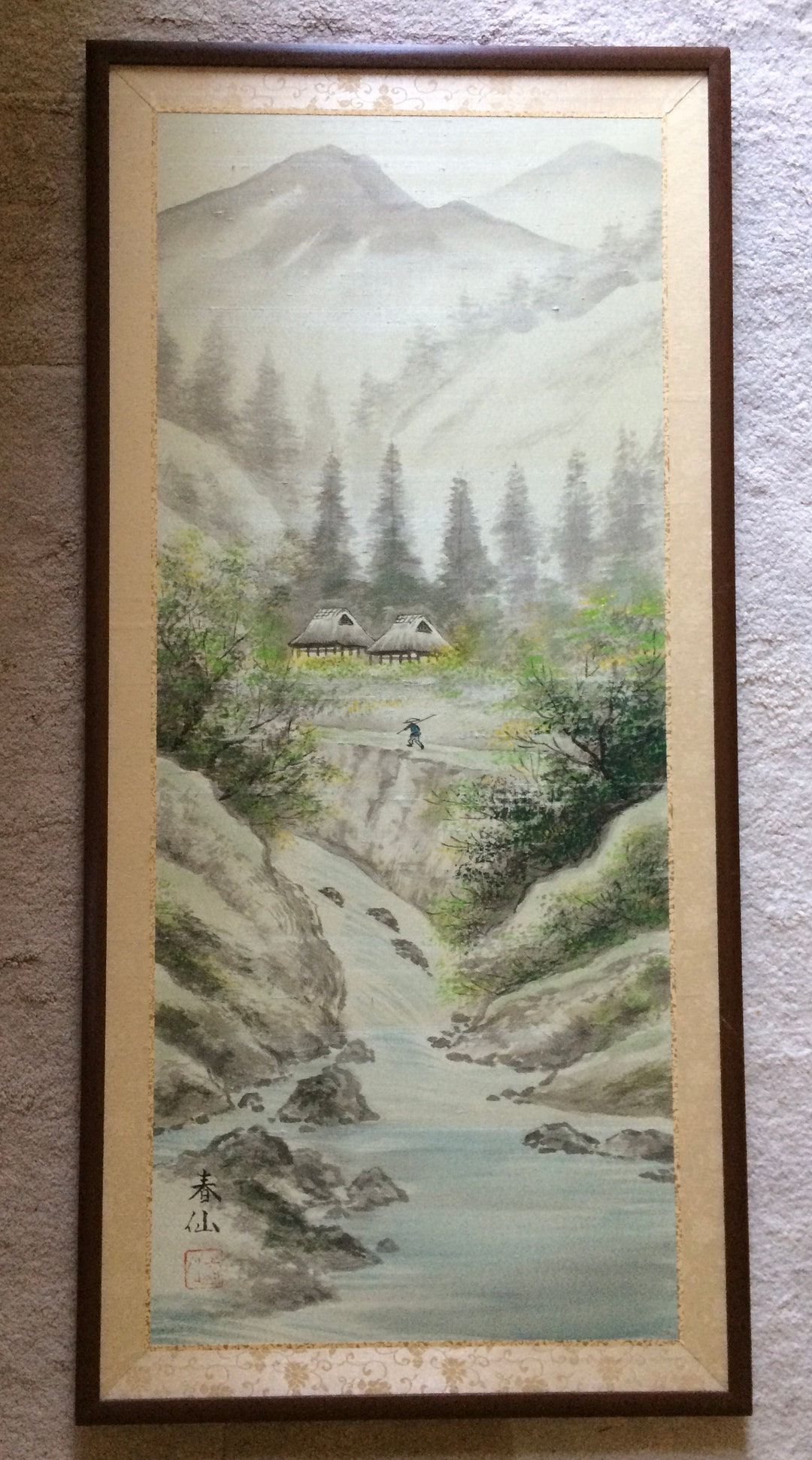 Antique /vintage Chinese Hand Painted Art, Signed and Sealed With ...