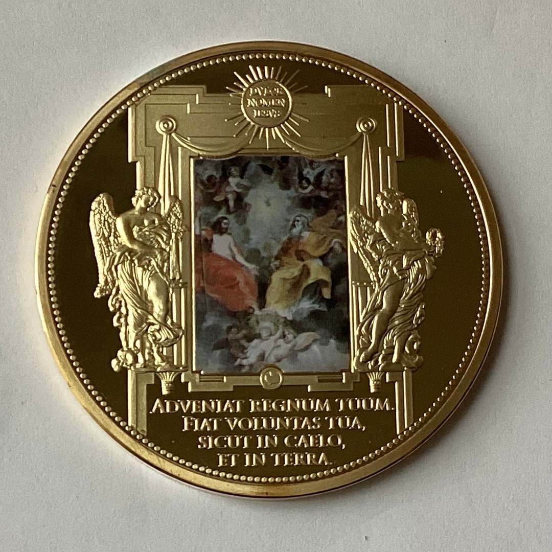 The Lord's Prayer Pater Noster, Vatican Commemorative Medallion ...