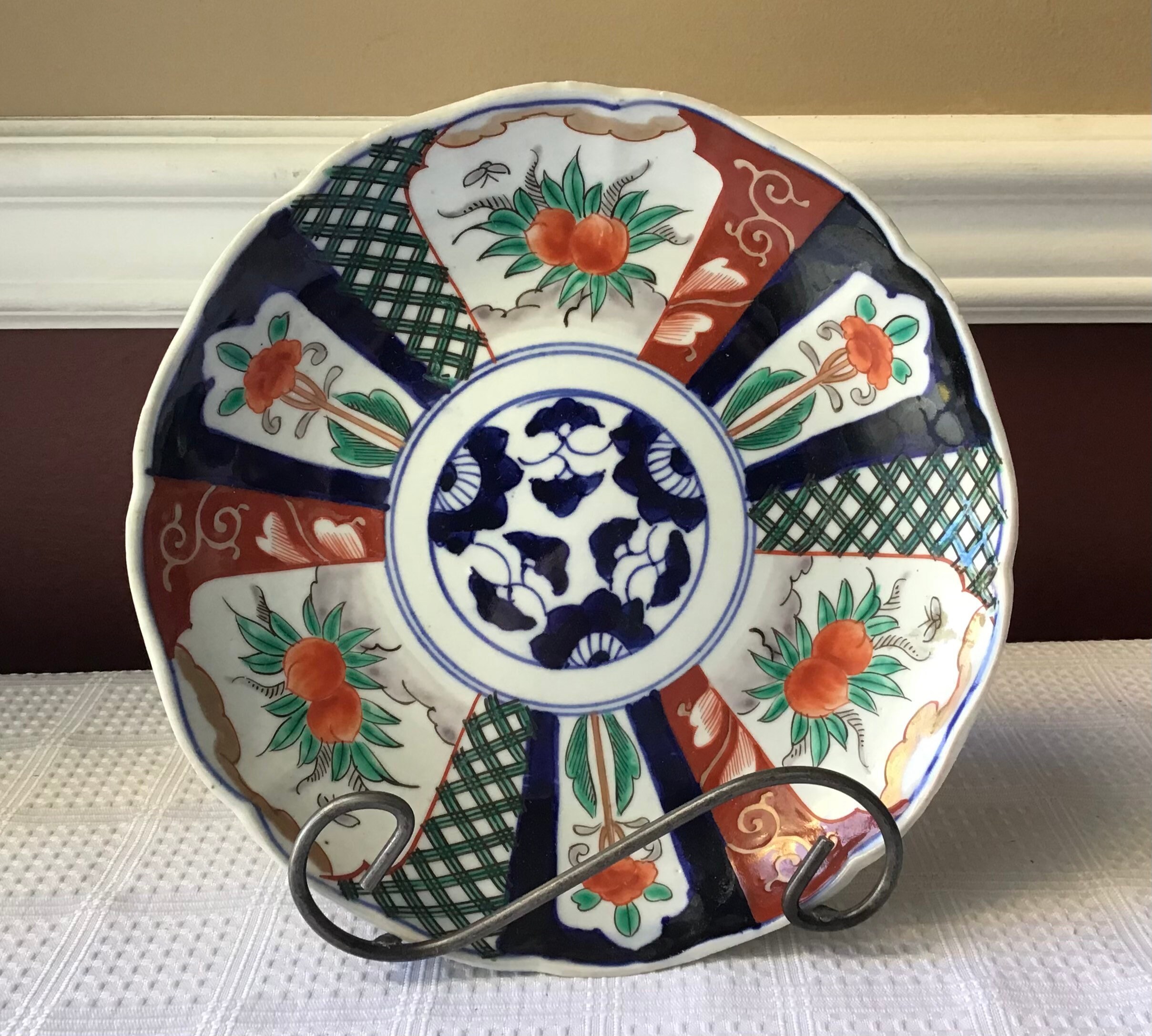 Antique 19th C. Chinese Porcelain Shallow Bowl/ Plate 8 1/4 | Etsy