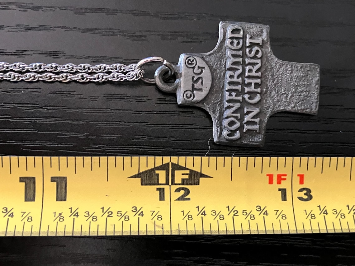 Vintage Confirmed in Christ Cross & Flame Pendant – United Methodist ...