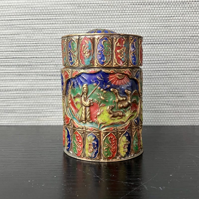Chinese Enamel - Etsy