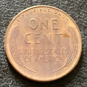 1956-D Lincoln Wheat US Penny - Etsy