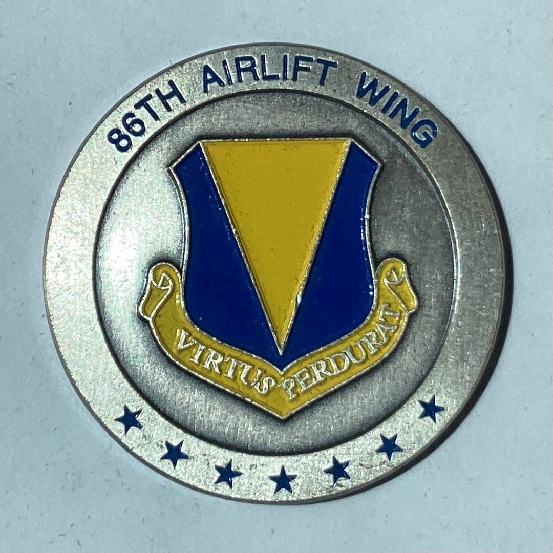 VTG US Air Force (USAF) 86th Airlift Wing Challenge Coin - Etsy