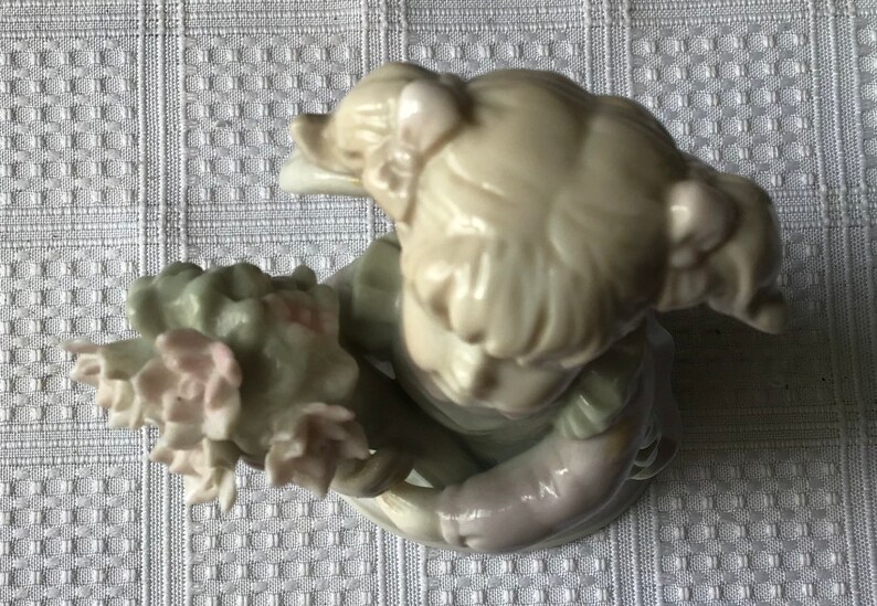 Vintage Russ june Porcelain Figurine Girl Angel With - Etsy