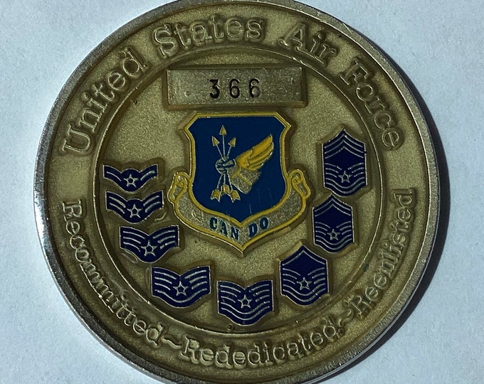 United States Air Force 366 Recommitted-rededicated-reenlisted ...