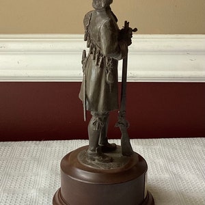 VTG Green Howard Bronze Sculpture, by Peter Hicks, Gift From General ...