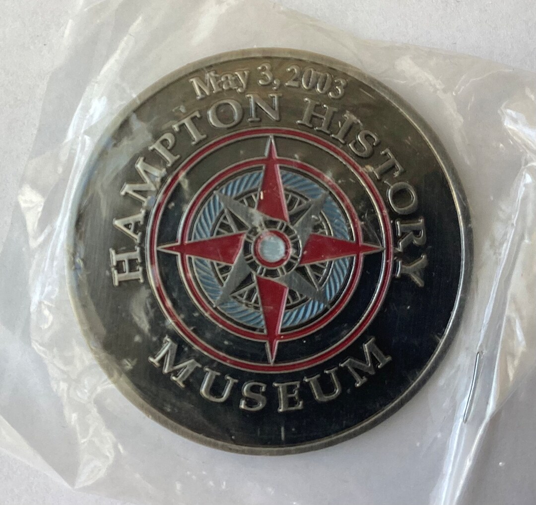 Hampton History Museum Medal Commemorating the Opening May 3, 2003 - Etsy