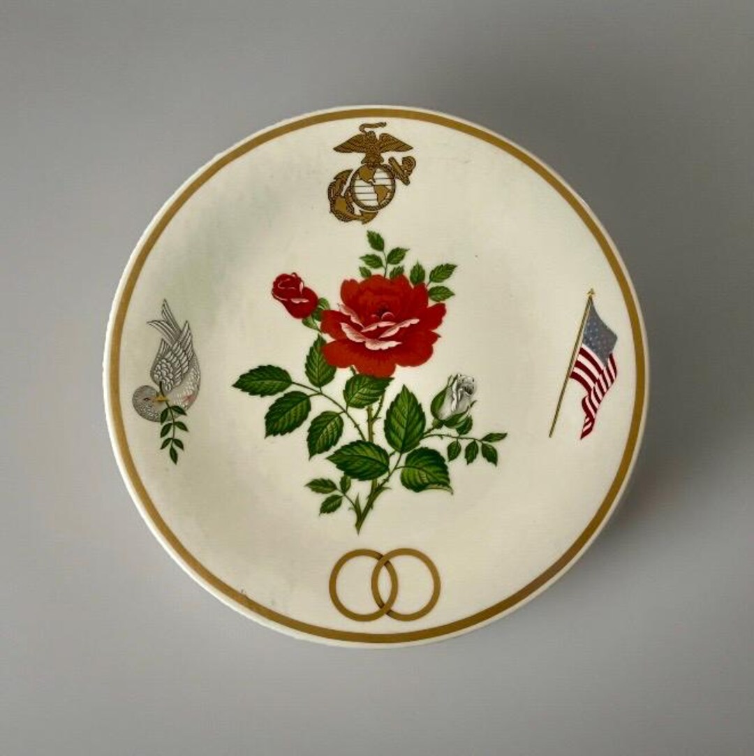 The Marine Wife Porcelain Plate Ltd Edt 3/6 to Jan Gray, Gen. A.M. Gray ...