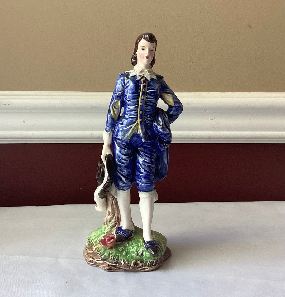 Antique Kalk German Victorian Porcelain Man Figurine, Marked, 9 1/4 ...
