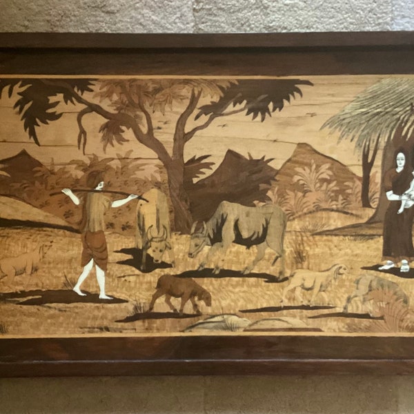 Inlaid Wood Art - Etsy