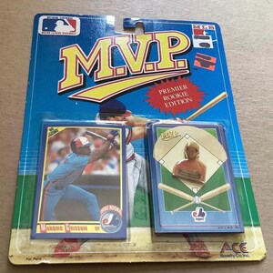 Vintage MLB M.V.P. Major League Players Collector Player Card With Pin ...