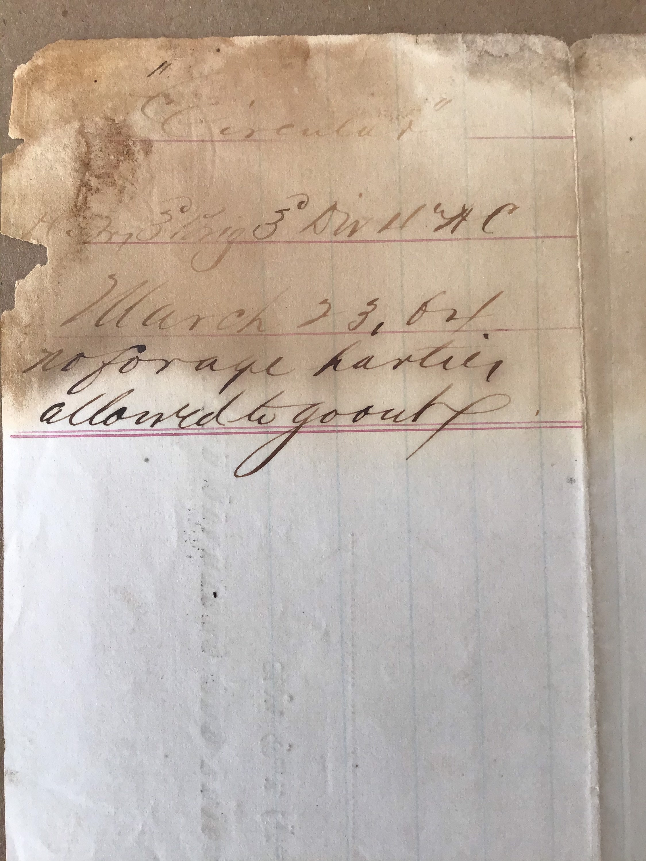 Civil War Hand Written Letter 1864 Embossed Watermark Head | Etsy