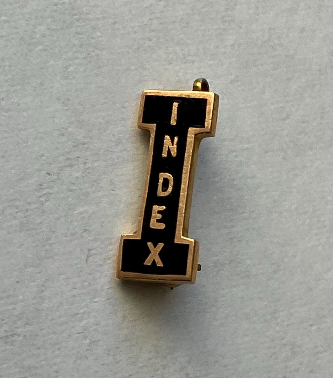 Vintage I-shaped INDEX Pin - Etsy