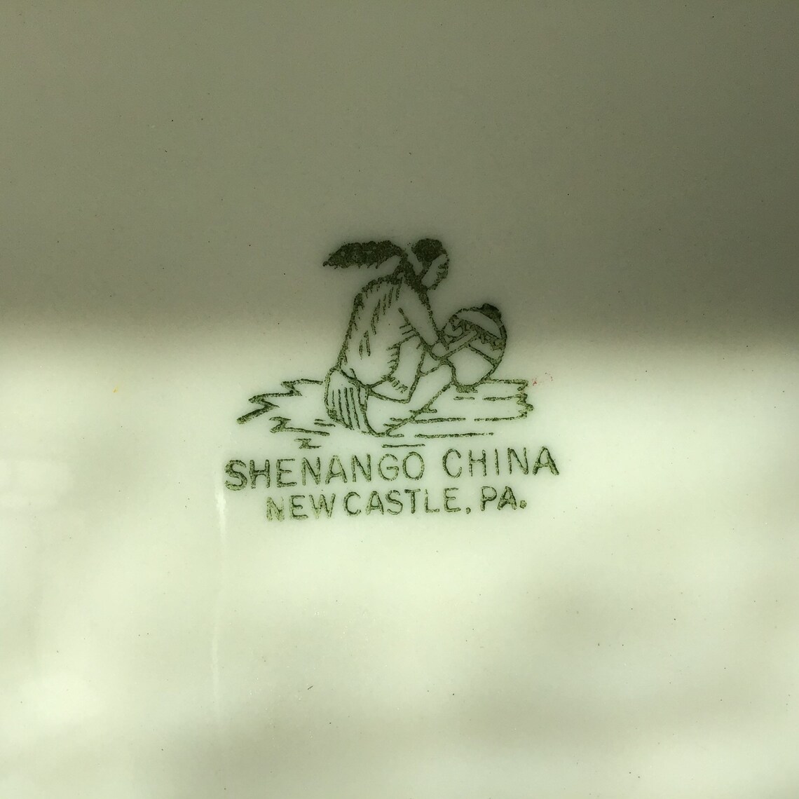 Vintage Shenango China New Castle PA U.S.A Porcelain Plate - Etsy