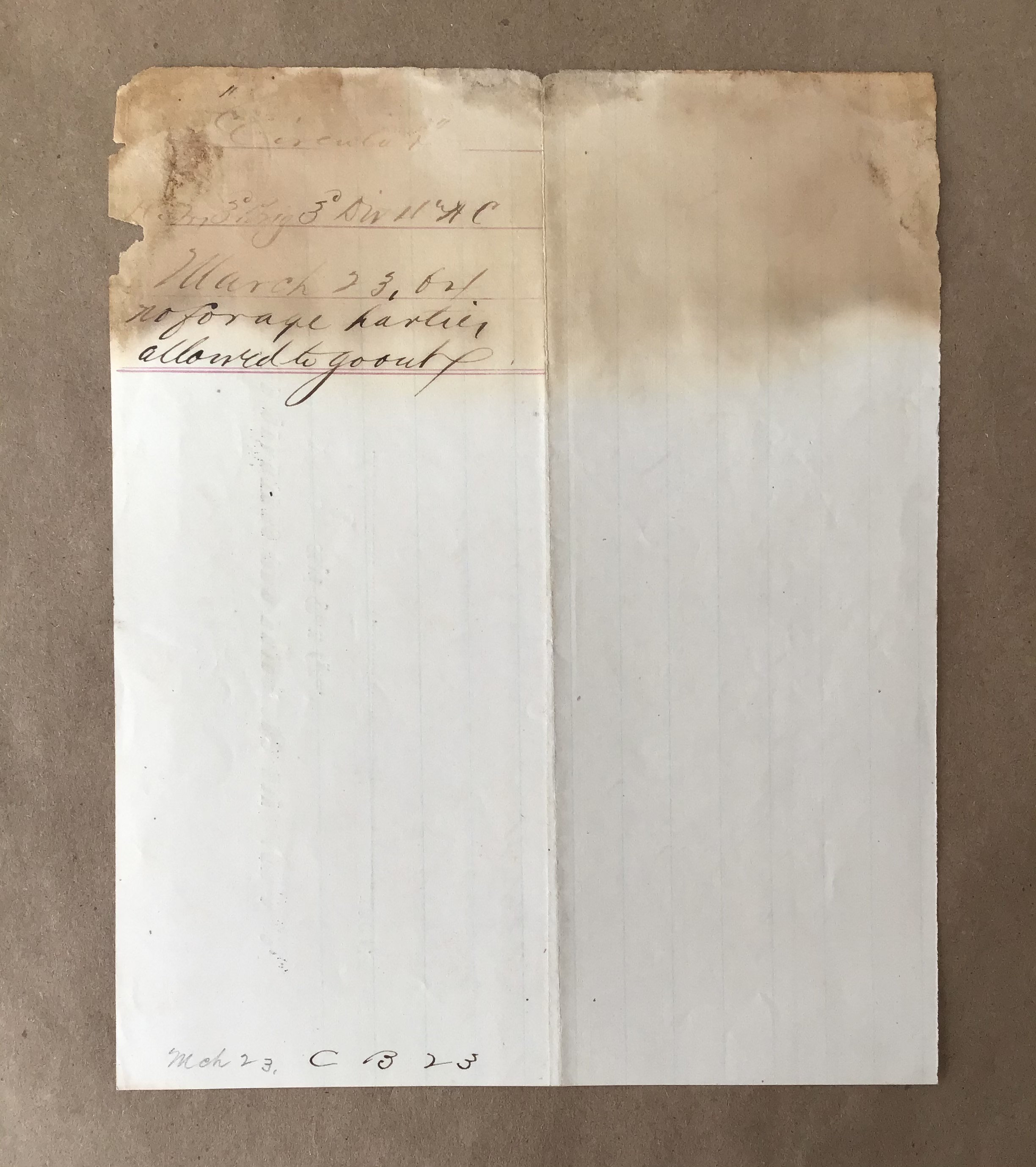 Civil War Hand Written Letter 1864 Embossed Watermark Head | Etsy