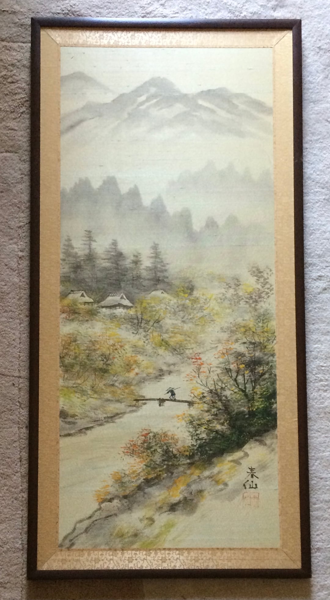 Antique /vintage Chinese Hand Painted Art, Signed and Sealed in Vintage ...