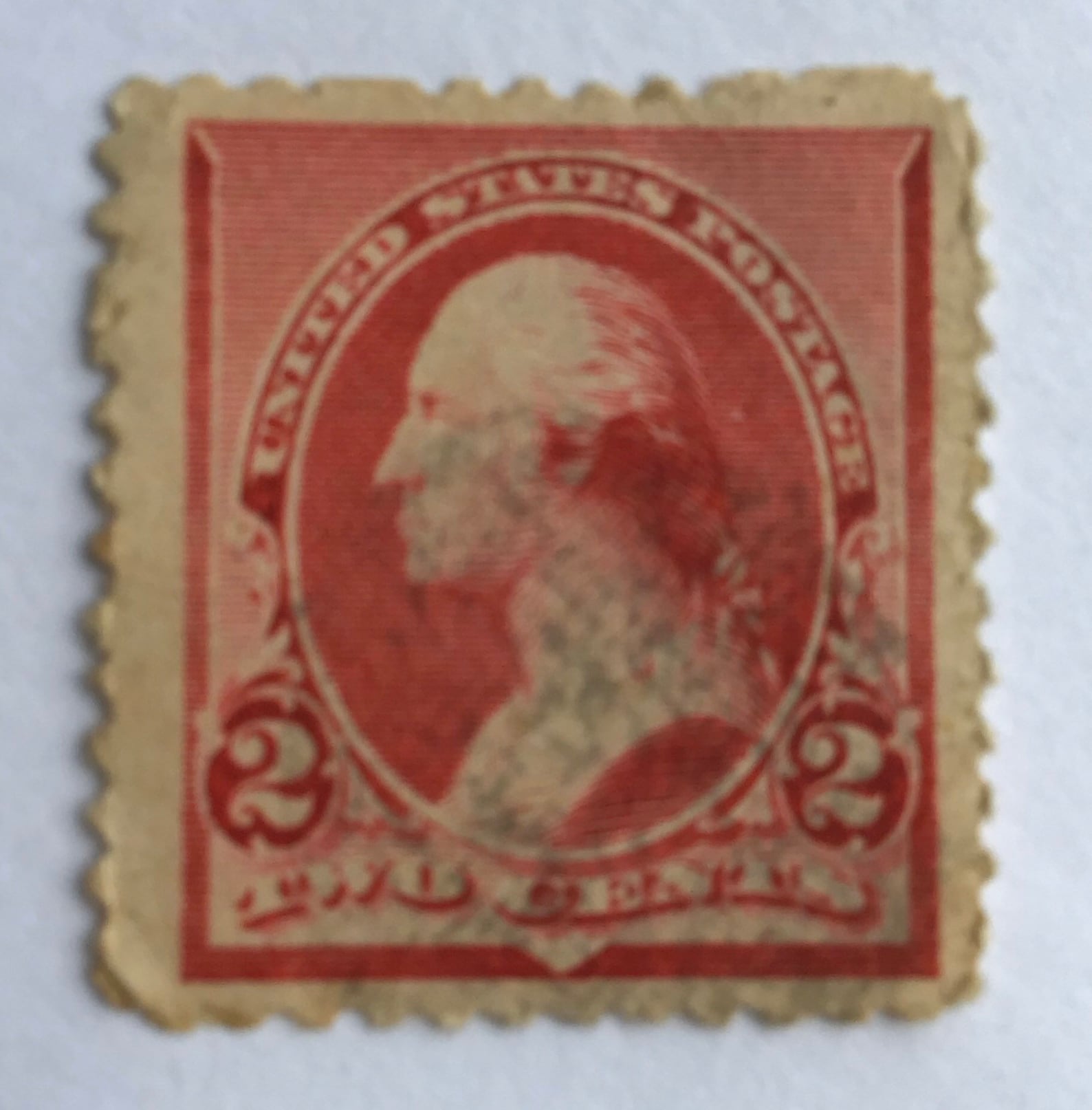 Lot of 2 1890-93 2 Cent Washington Postage Stamp Scott 220 - Etsy