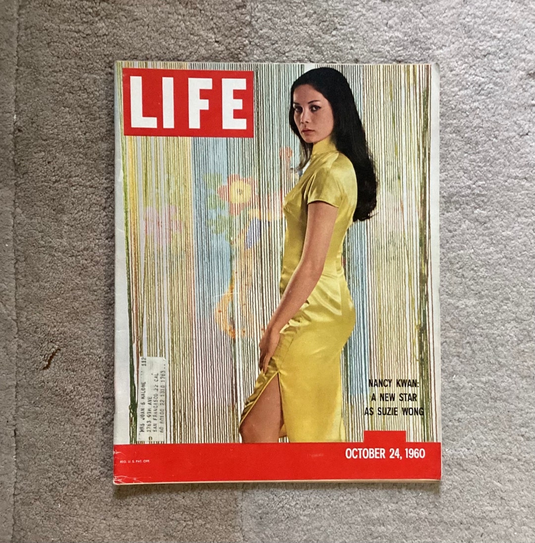 VTG Life Magazine Oct 24, 1960 Nancy Kwan as Susie Wong, Spartacus, Etc ...