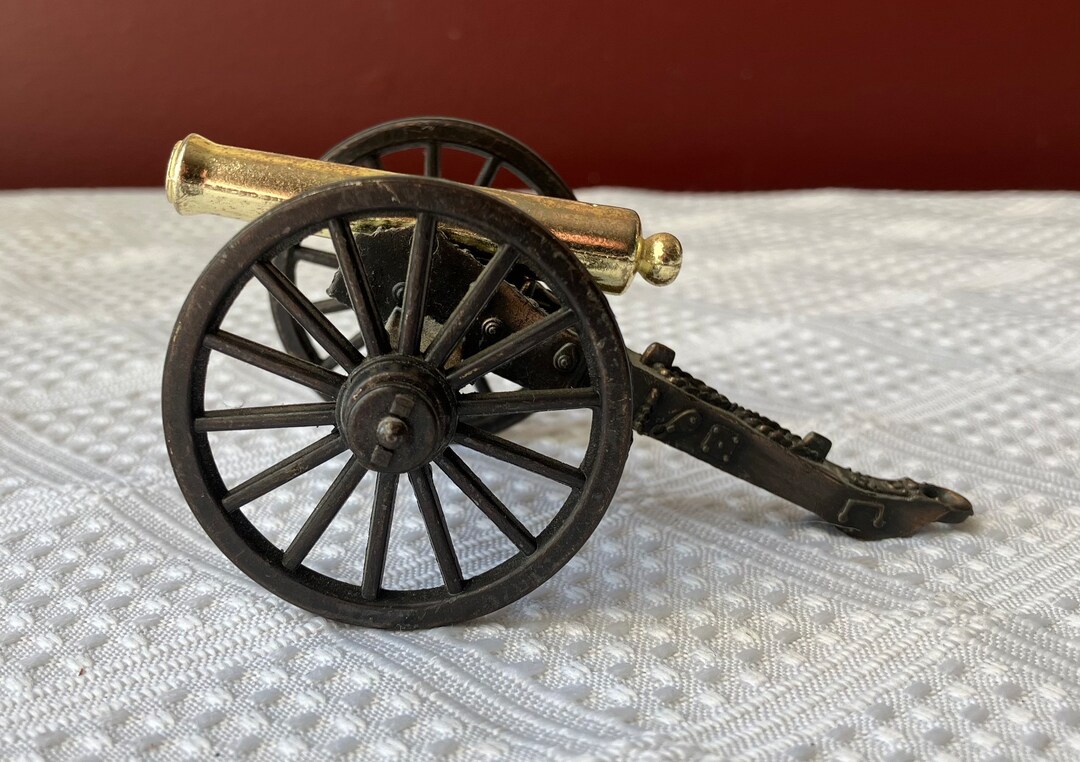 Vintage Brass Model Cannon 4 Long Unmarked - Etsy