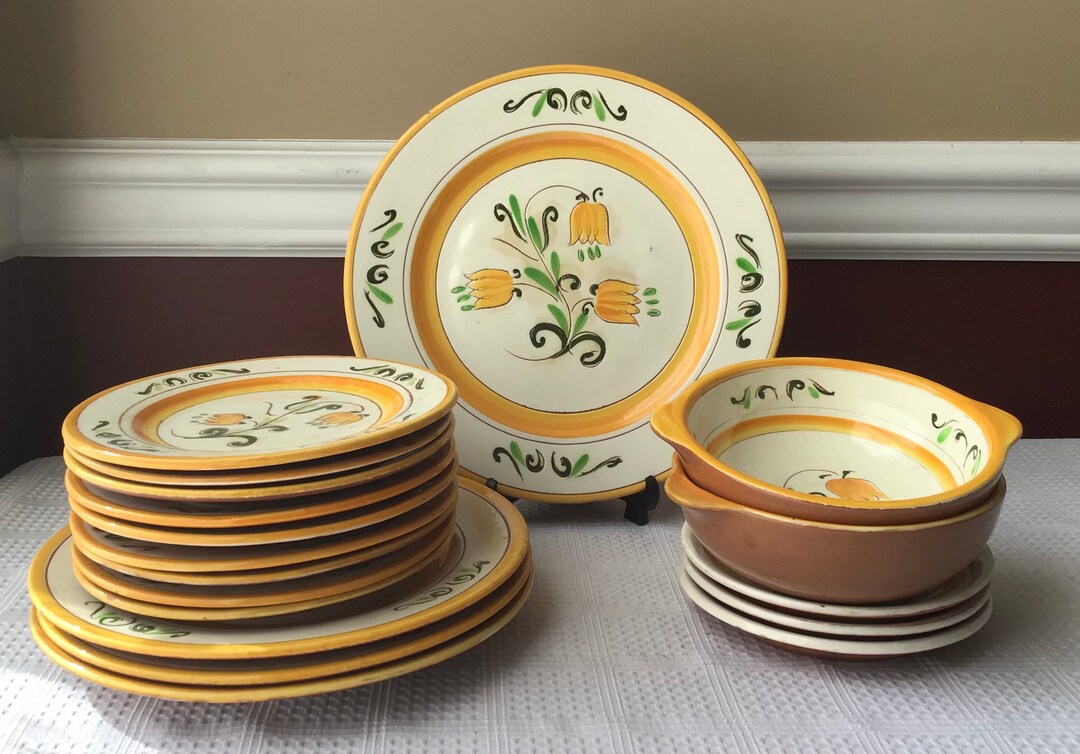 Mixed Lot of 18-piece Vintage Stangl Pottery Dinnerware, USA - Etsy
