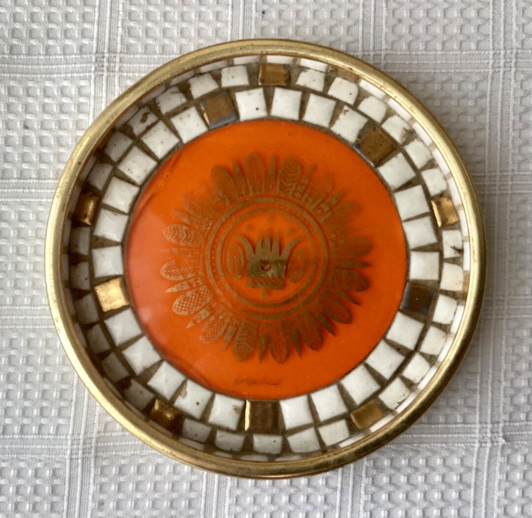 Vintage Mid Century Tile /mosaic Dish by Famous US Designer Georges ...