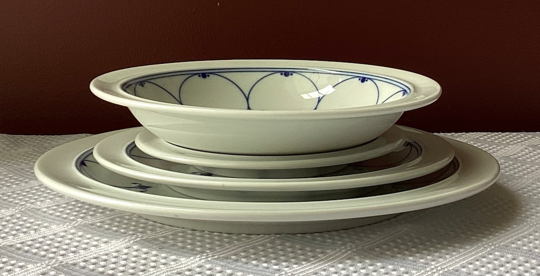 Vintage 4-piece Thomas Germany Porcelain Dinner Service for 1 - Etsy