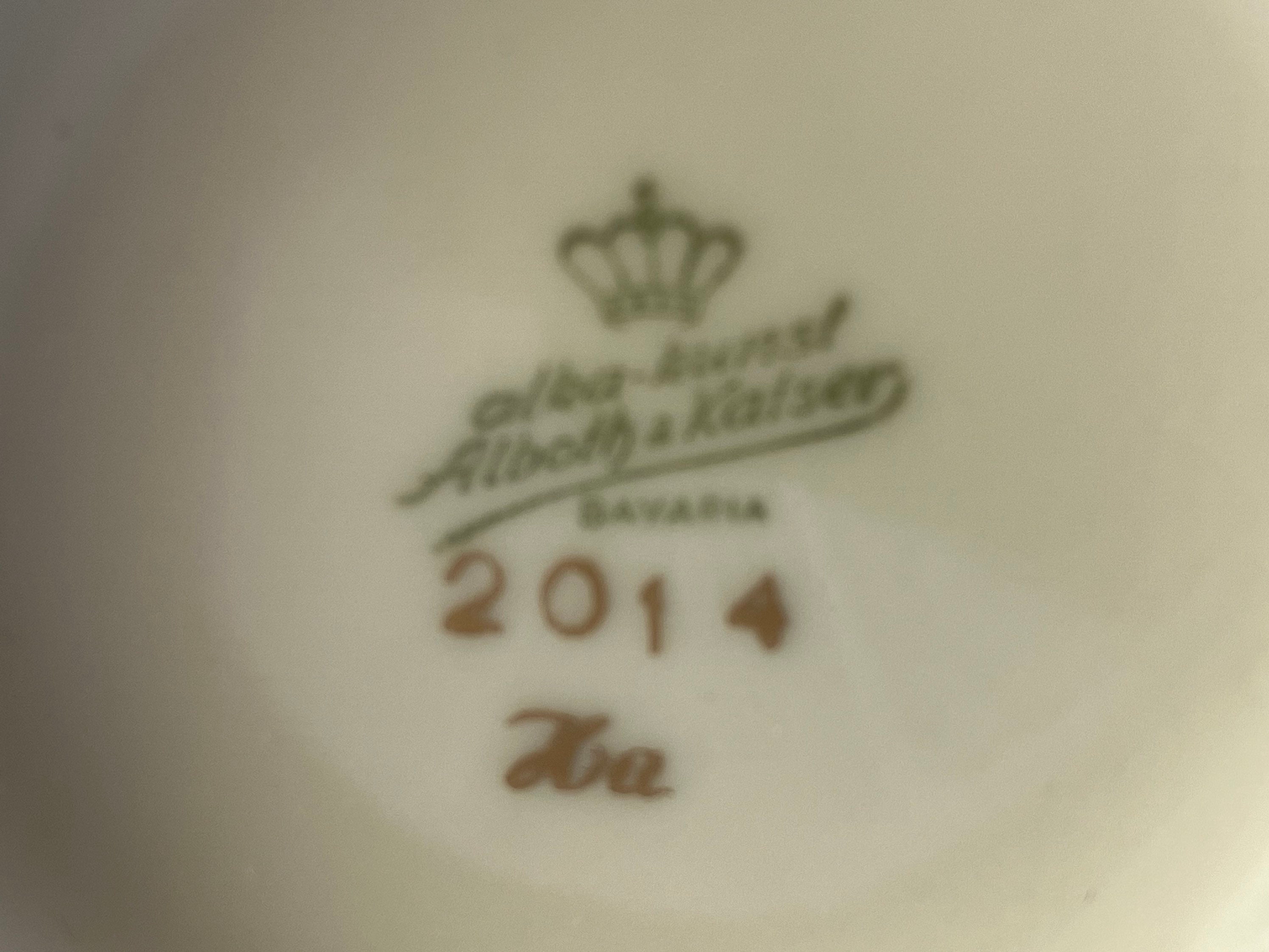 Vintage Alba-kunst Alboth Kaiser Bavaria Porcelain Vase, Germany, 7 3/4 ...